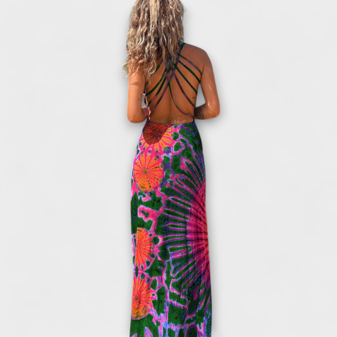 Ronja - La Bamba Tie-Dye Print Maxikleid – Emilia Weber
